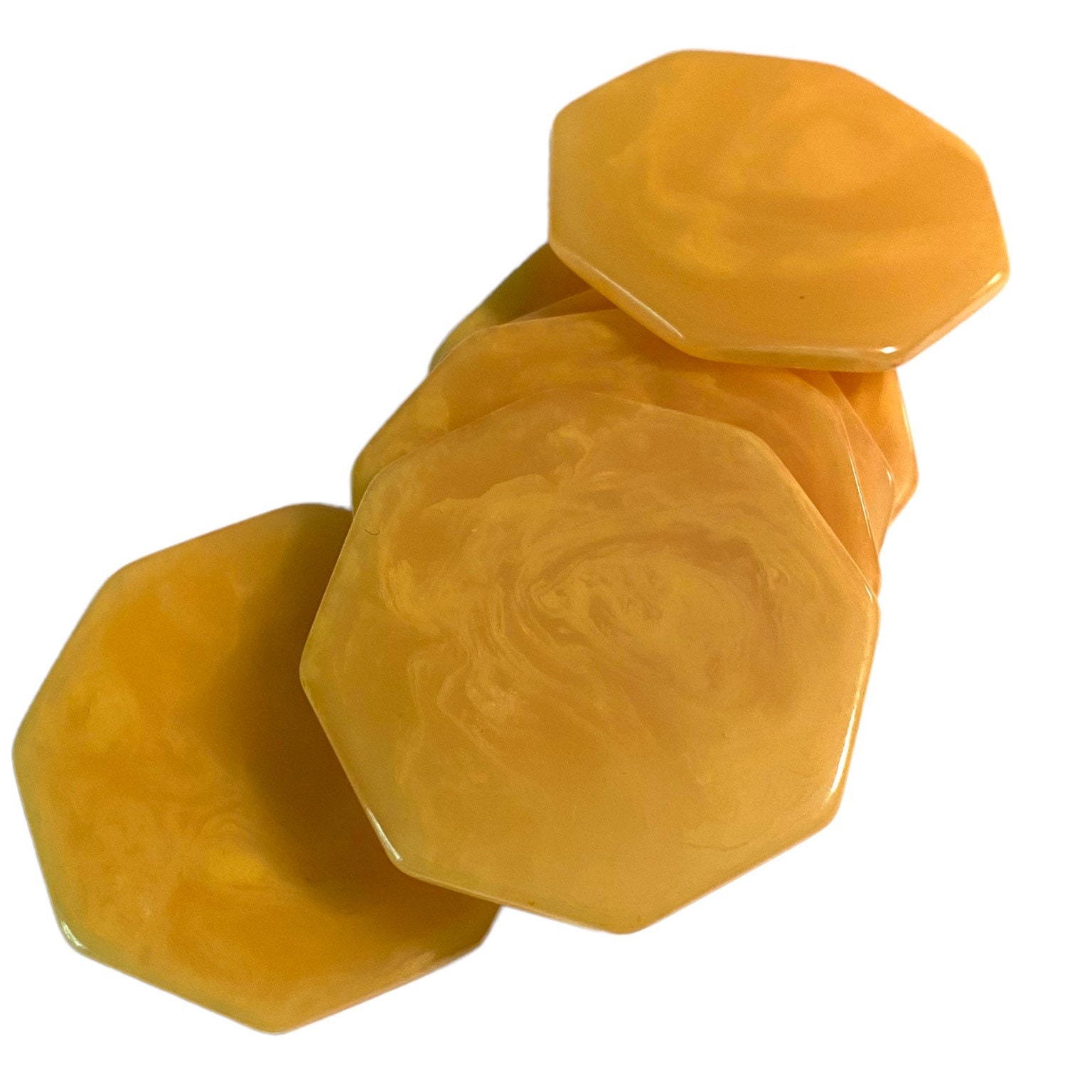 Octagonal Marbled Poker Chips - Etsy