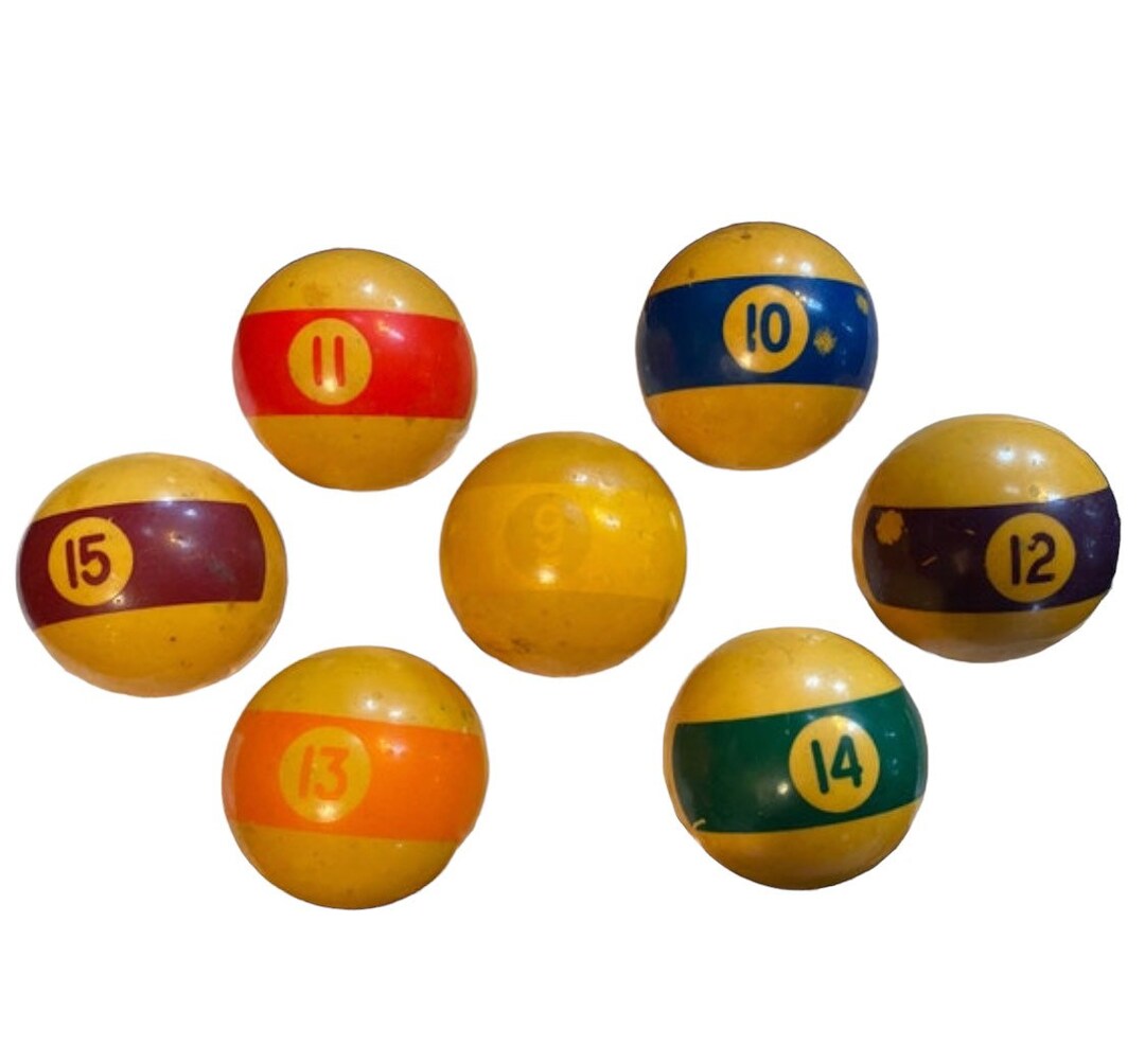 Vintage Bakelite Pool Balls Crafts or Replacement You Pick Conor Number ...