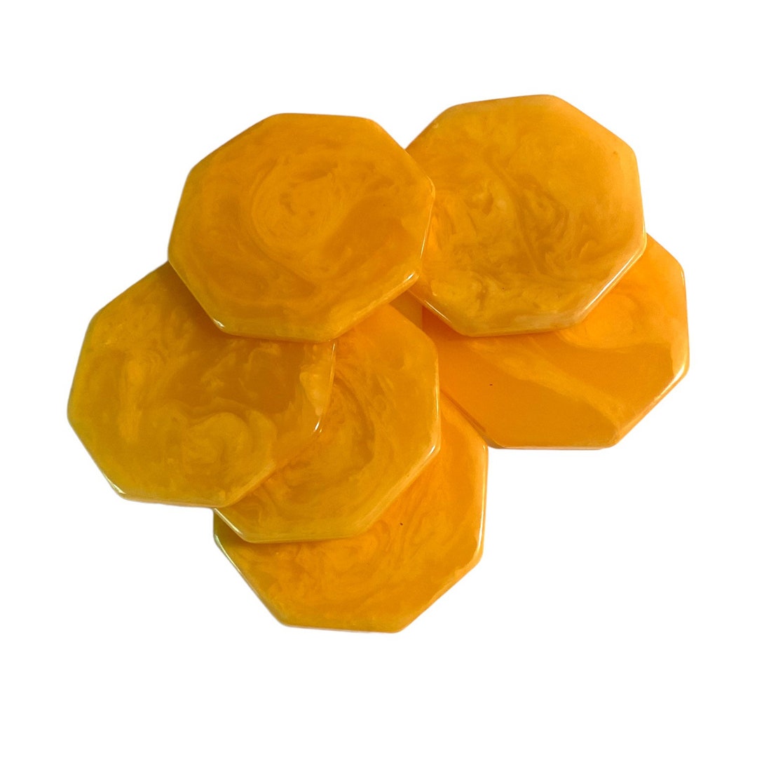 Octagonal Marbled Poker Chips - Etsy