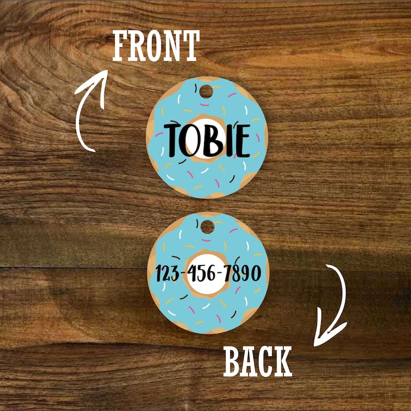 Donut Tag - Etsy