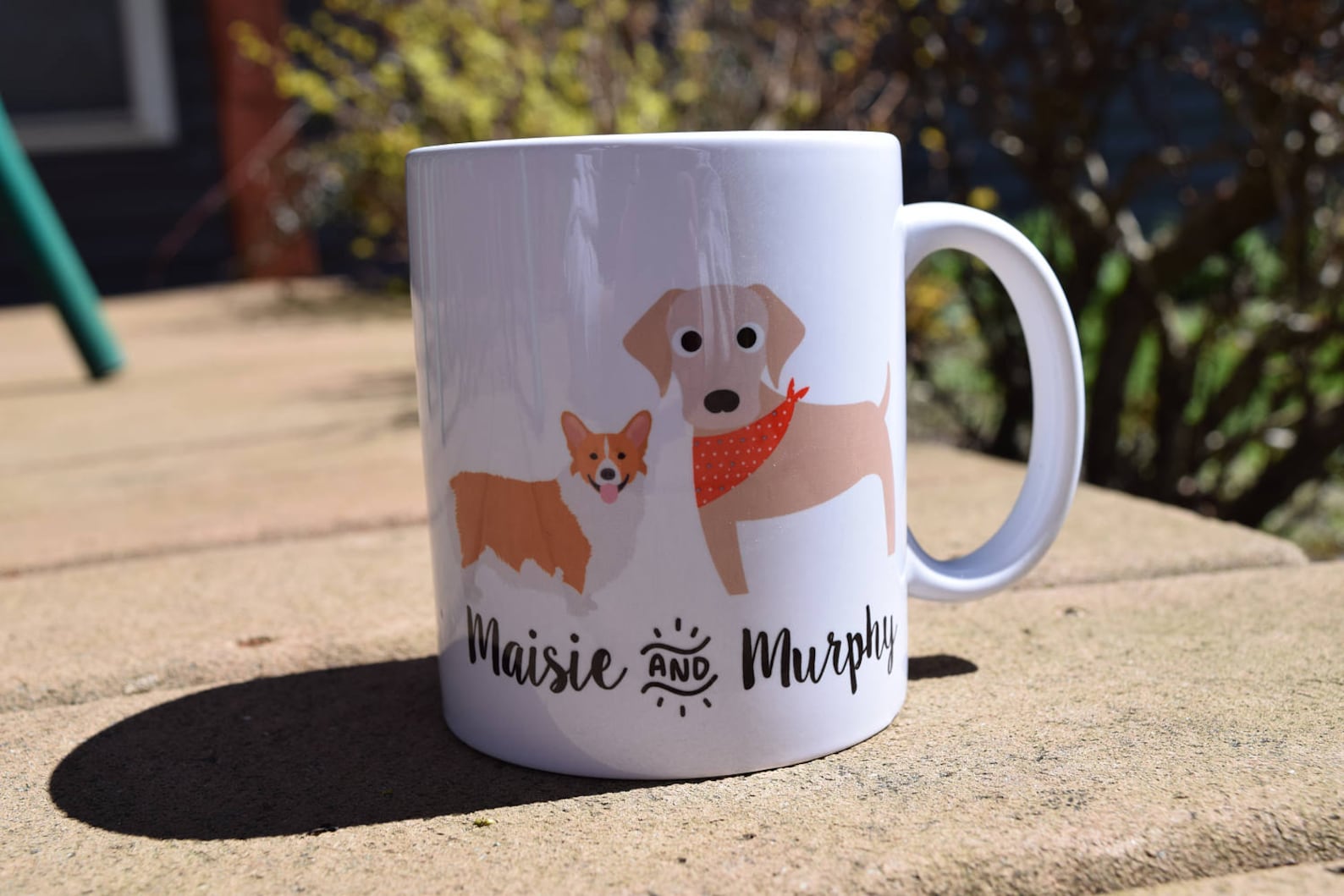 TWO DOG Mug Pet Lover Gift Pet Coffee Mug Custom Pet Mug - Etsy