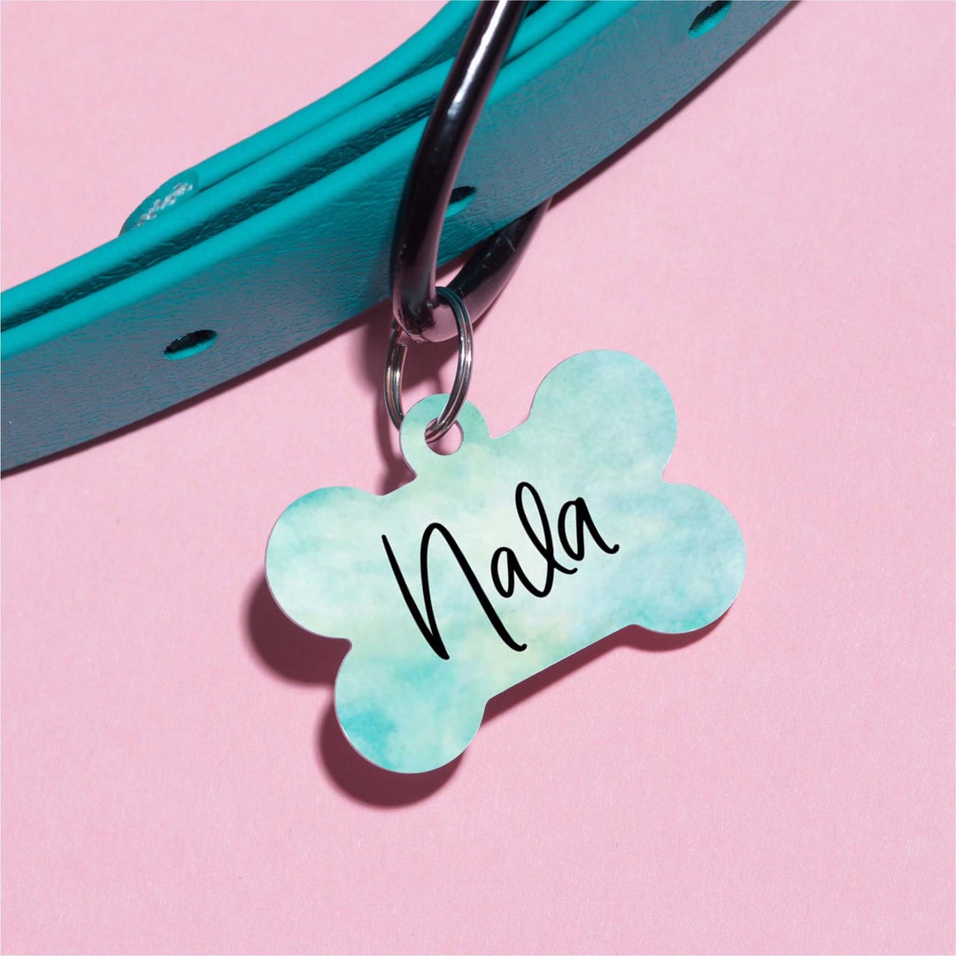 Nala Watercolor - Pet Tag Double Sided - Customized Dog Tag - Custom ...