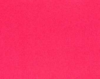 Solid Neon Pink Anti-pill Fleece Fabric by the Yard medium Weight - Etsy