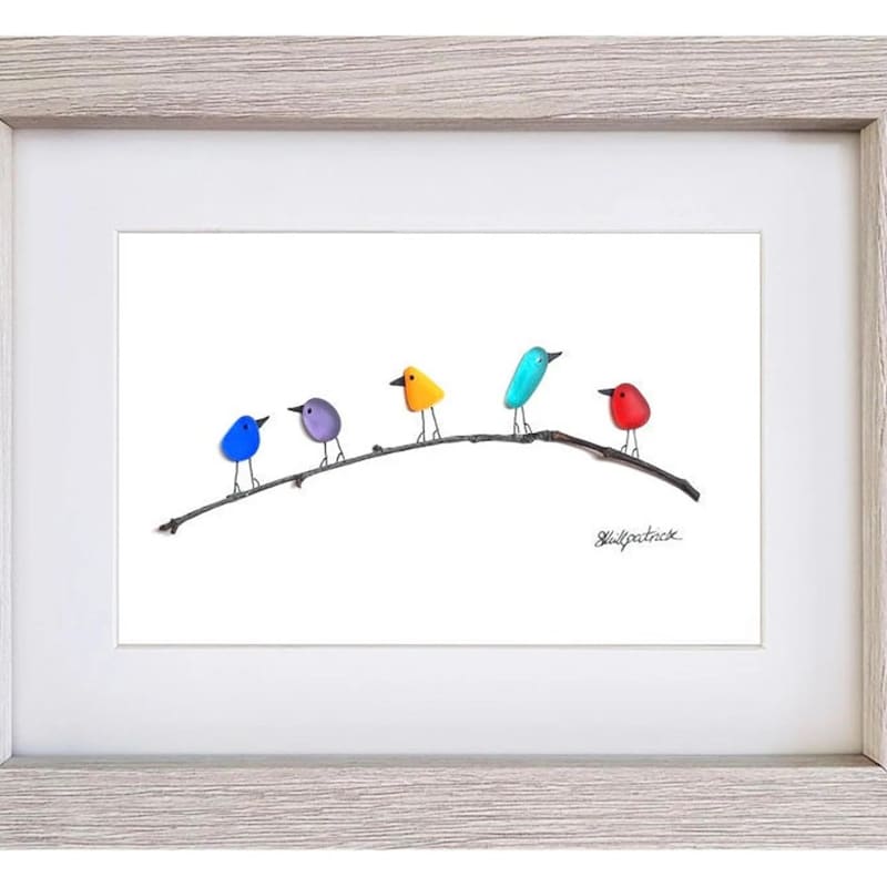 Birds, Sea Glass - Etsy UK