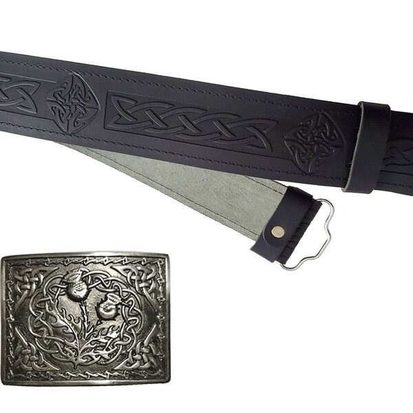 Mens Wide Kilt Belt - Etsy