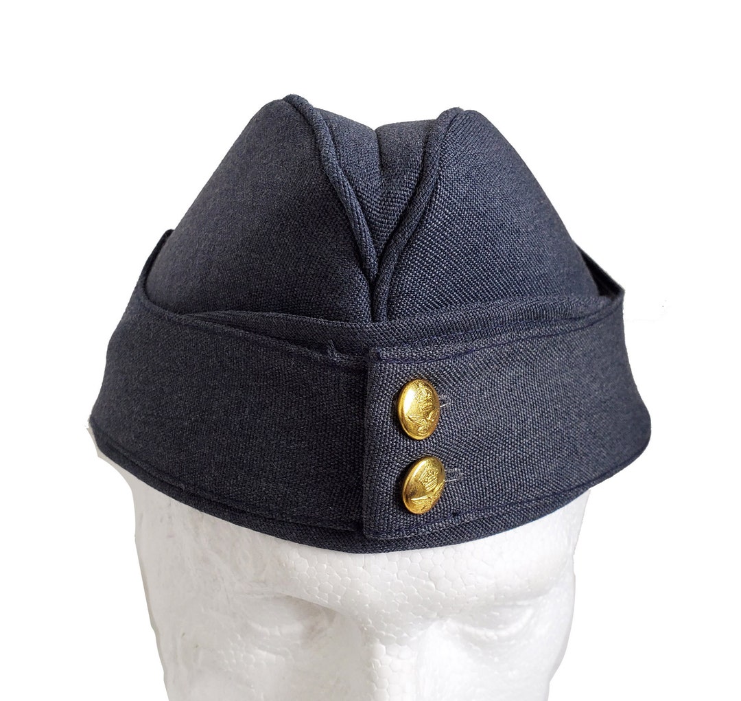 Royal Air Force Side Cap, Side Cap, WW2 Style Hat, Kings Crown Button ...