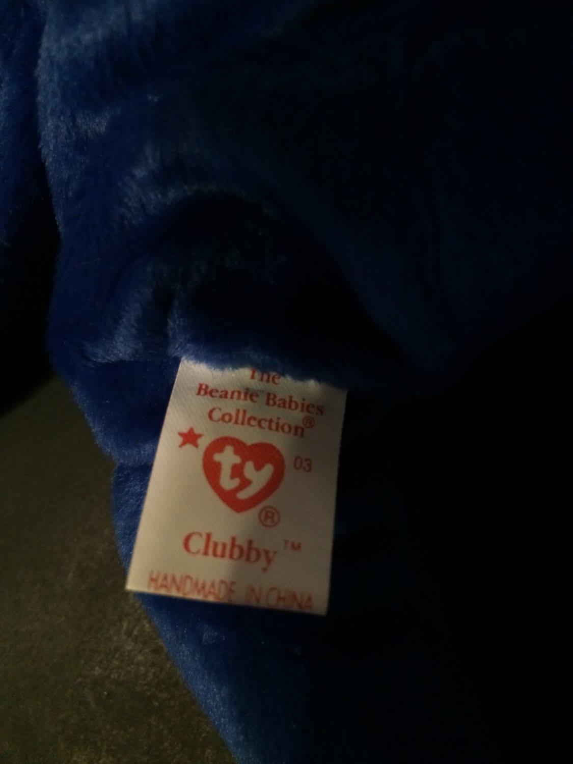 Ty Beanie Baby Blue Clubby Bear With Three Collector's Books - Etsy