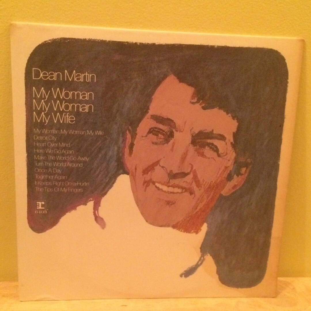 Dean Martin Vinyl Record Album - My Woman My Woman My Wife - Etsy
