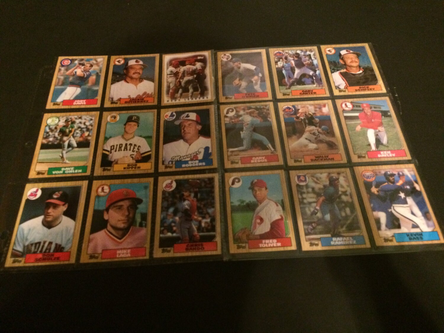 1987 Topps Chewing Gum Inc. Baseball Trading Cards Set of 75 Cards - Etsy