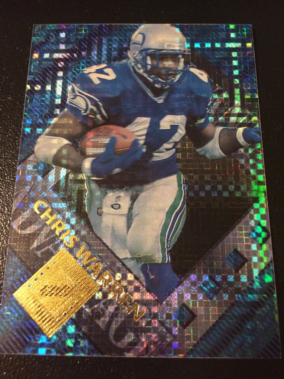 1996 Collector's Edge Chris Warren Seahawks Running Back | Etsy