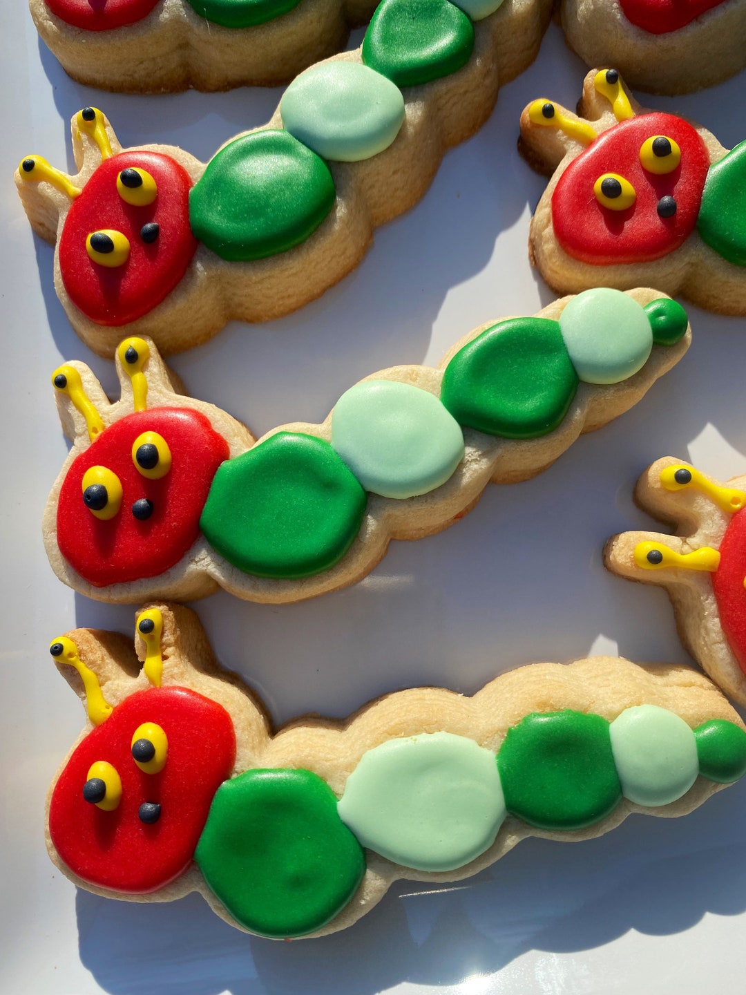 Caterpillar Cookies - Etsy