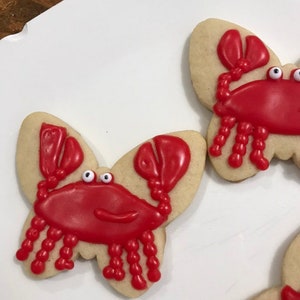 Crab Cookies - Etsy