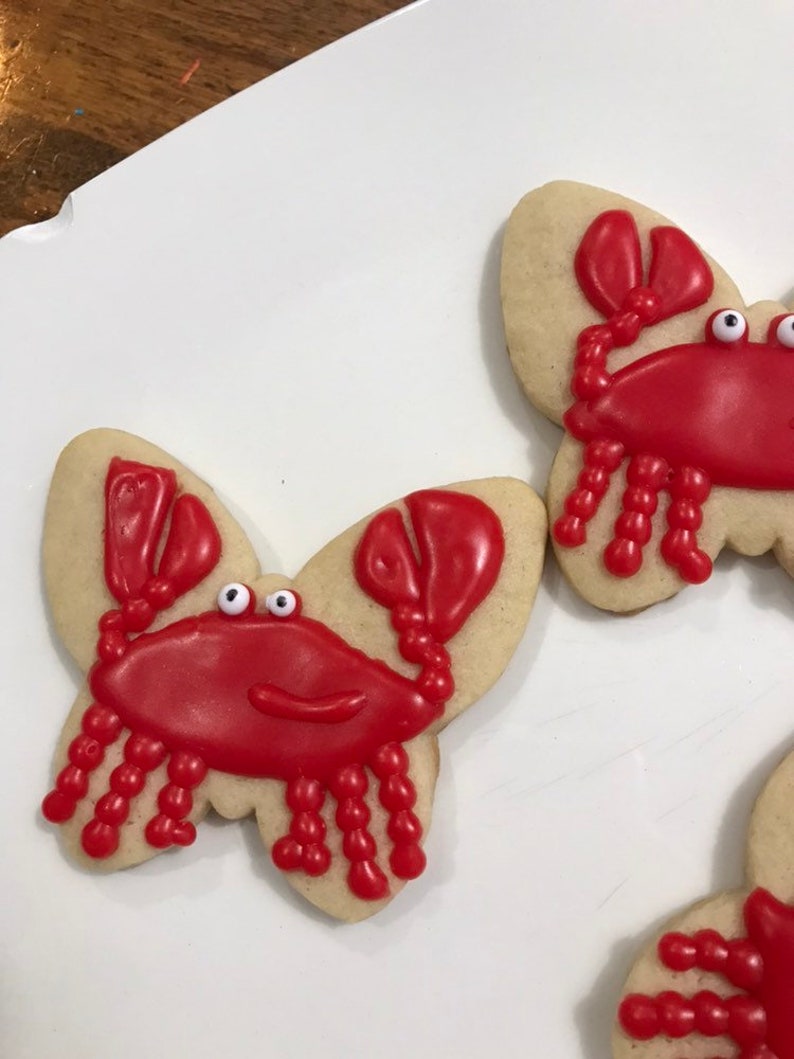 Crab Cookies - Etsy
