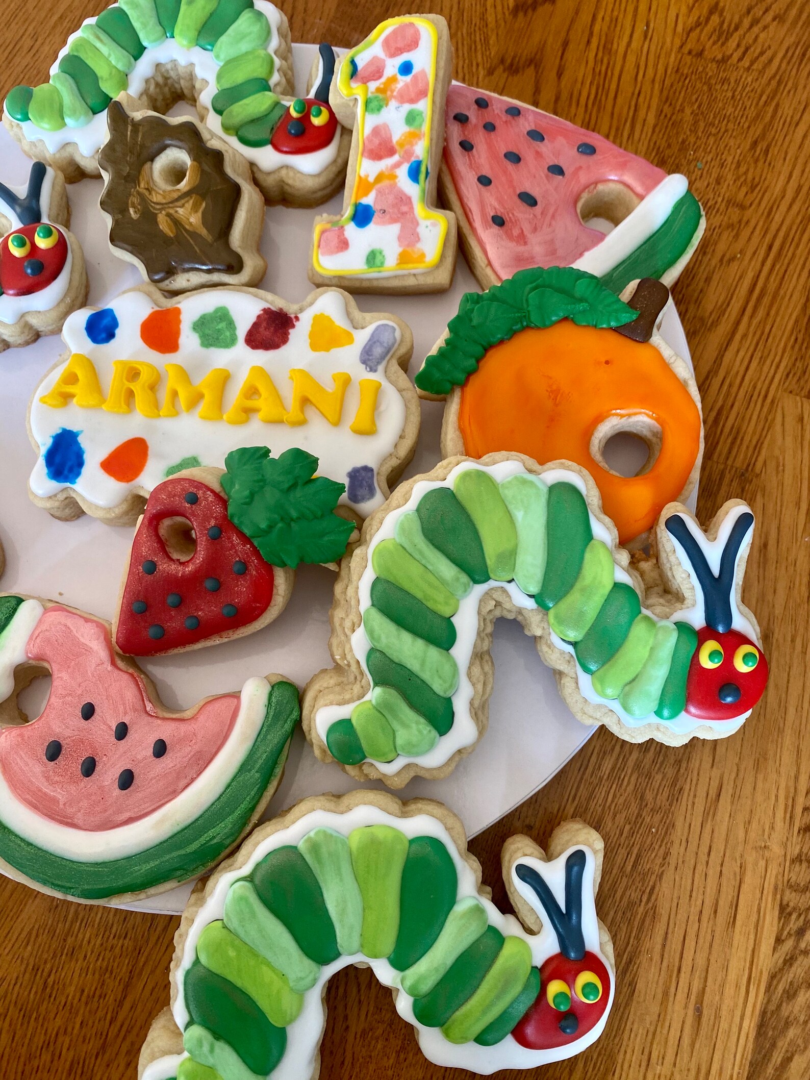 Caterpillar Cookies - Etsy