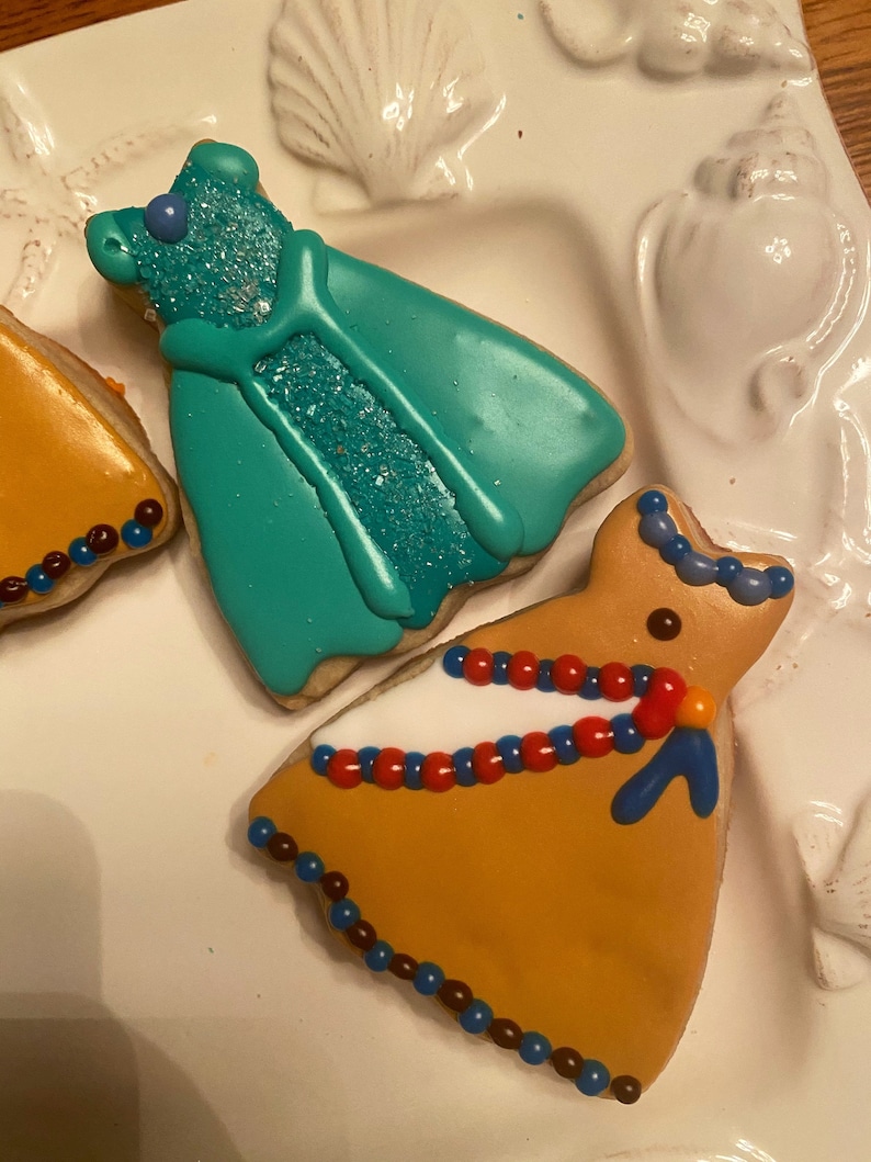 Princess Dress Cookies - Etsy