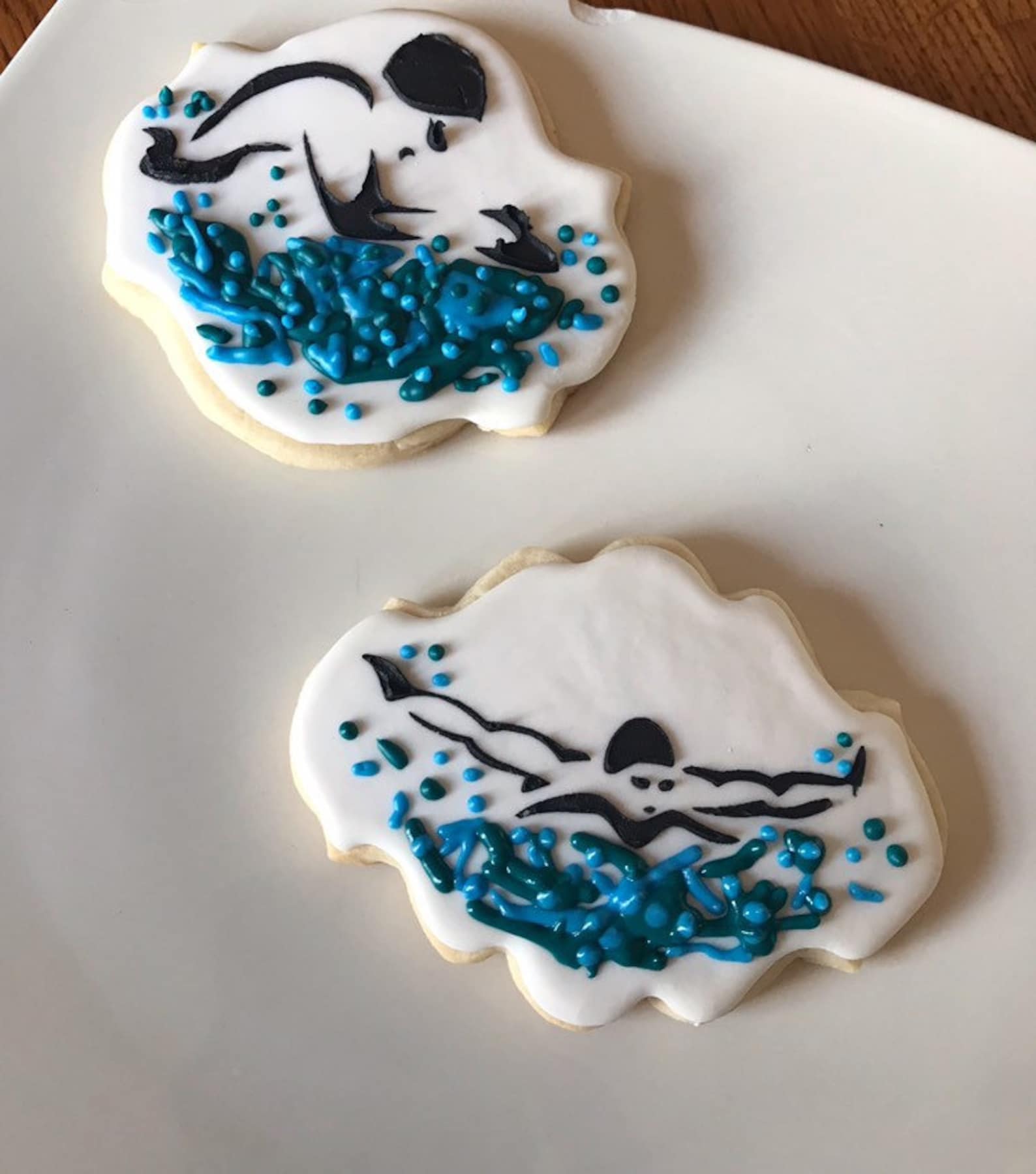 Swimming Cookies | Etsy