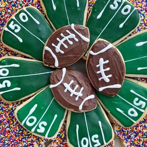 Football Stadium Cookies Platter - Etsy