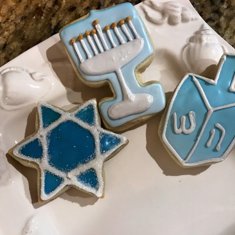 Hanukkah Cookie - Etsy