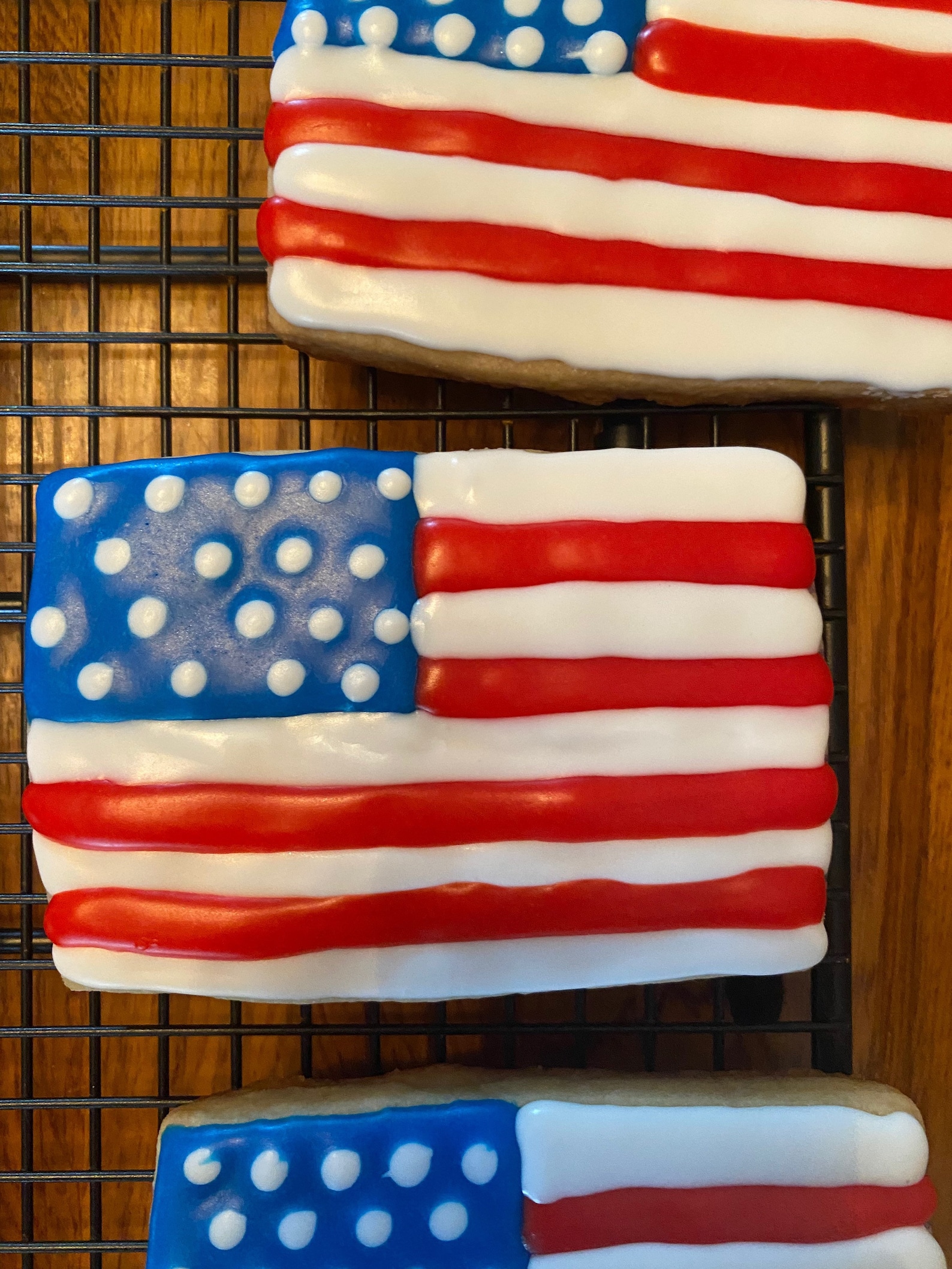 American Flag and Star Cookies - Etsy