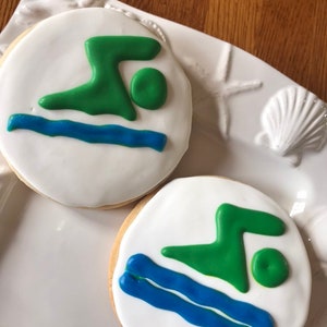 Swimming Cookies - Etsy