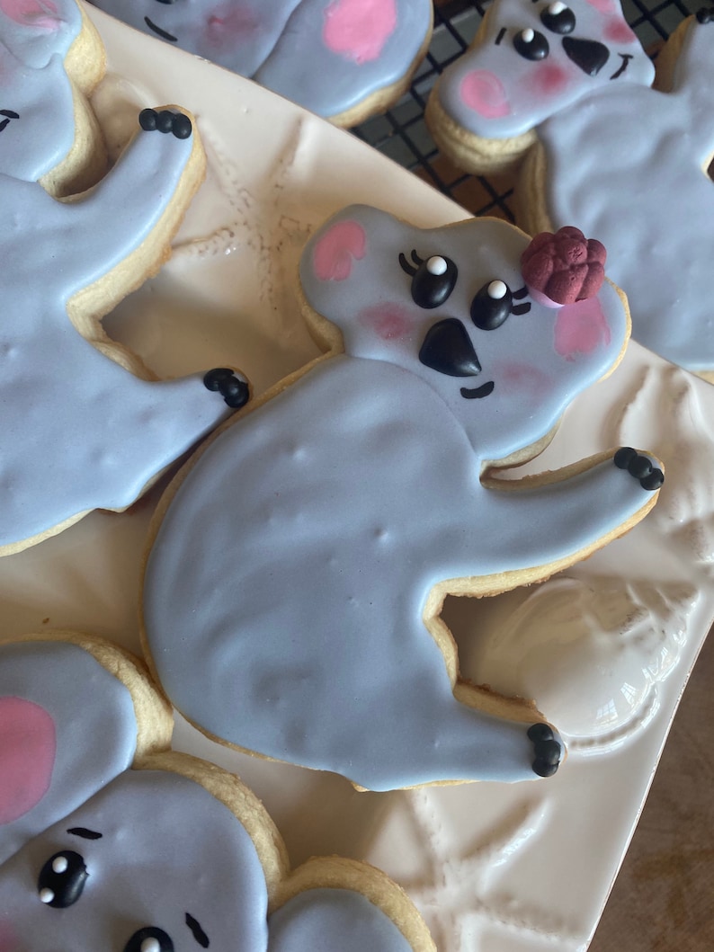 Koala Bear Cookies - Etsy
