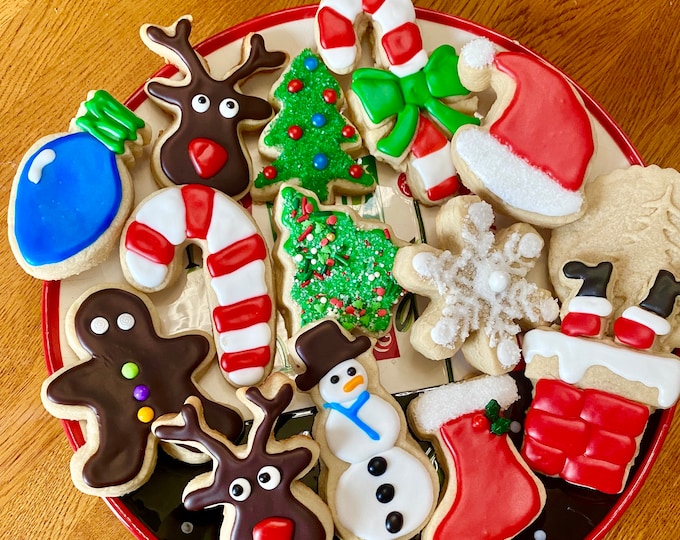 Christmas Cookies, Christmas Sugar Cookies, Holiday Sugar Cookies ...