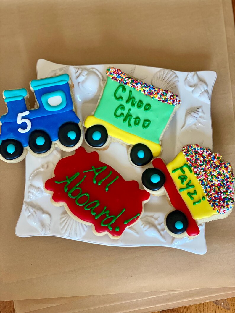 Train Cookies - Etsy