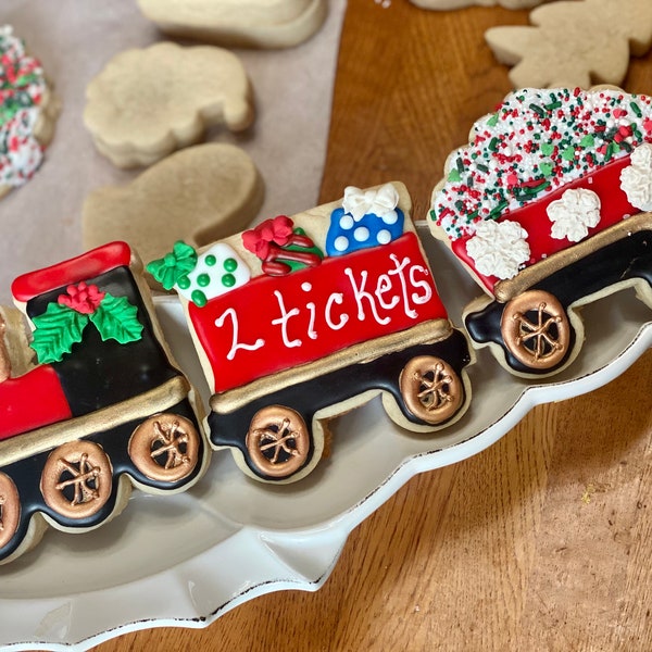 Train Cookies - Etsy