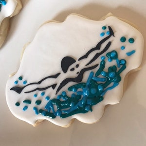 Swimming Cookies - Etsy