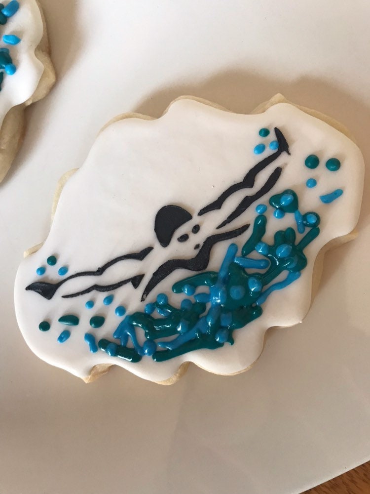 Swimming Cookies - Etsy