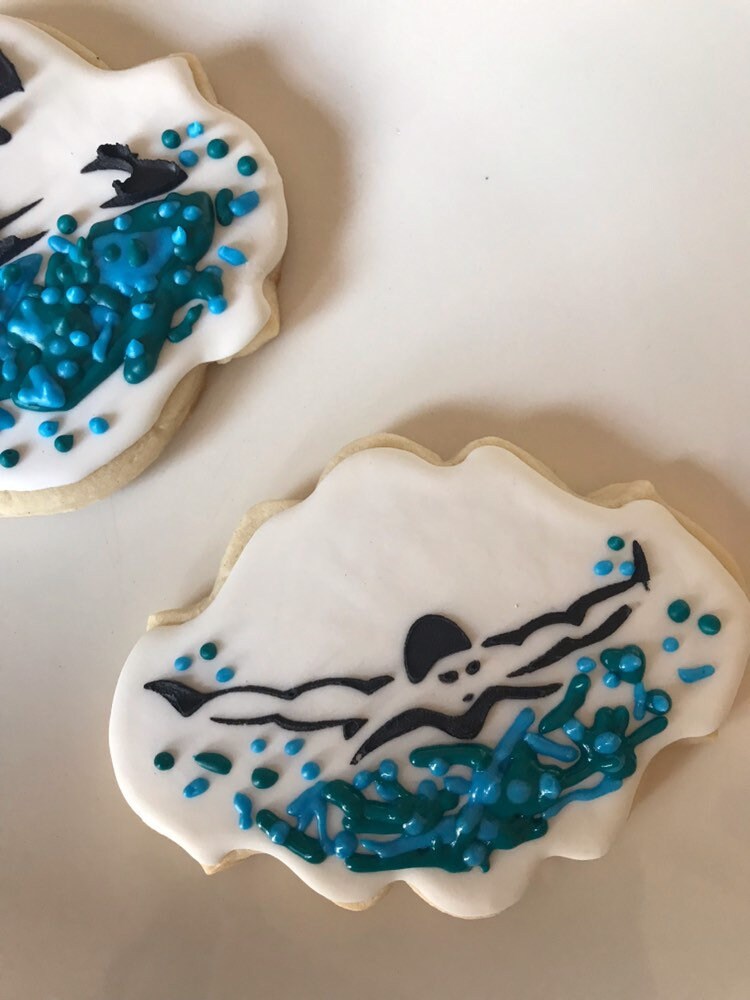 Swimming Cookies - Etsy