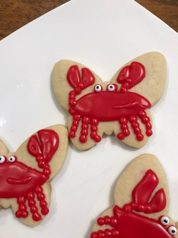 Crab Cookies - Etsy