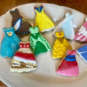 Princess Dress Cookies - Etsy
