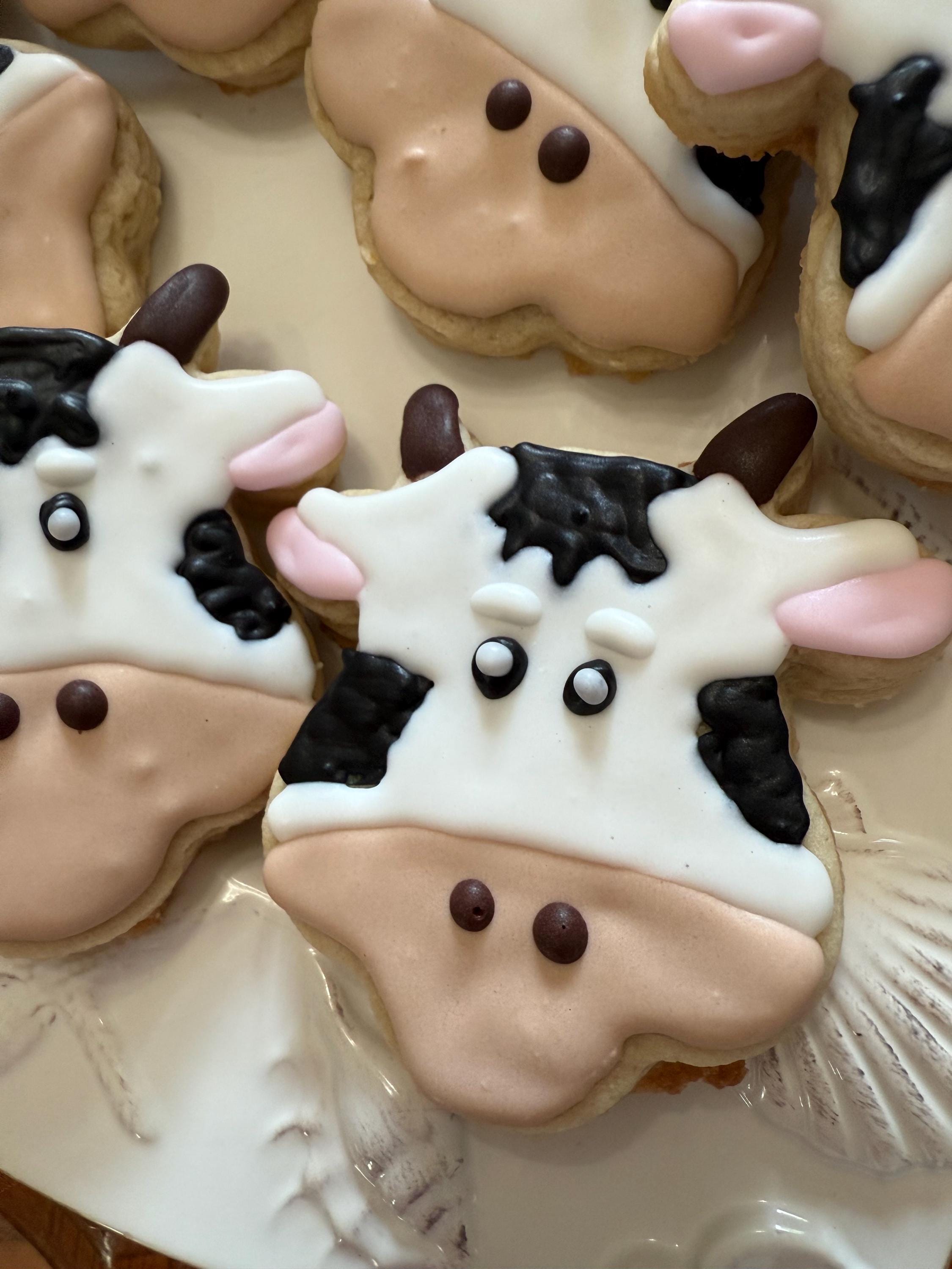 Cow Themed Cookies - Etsy