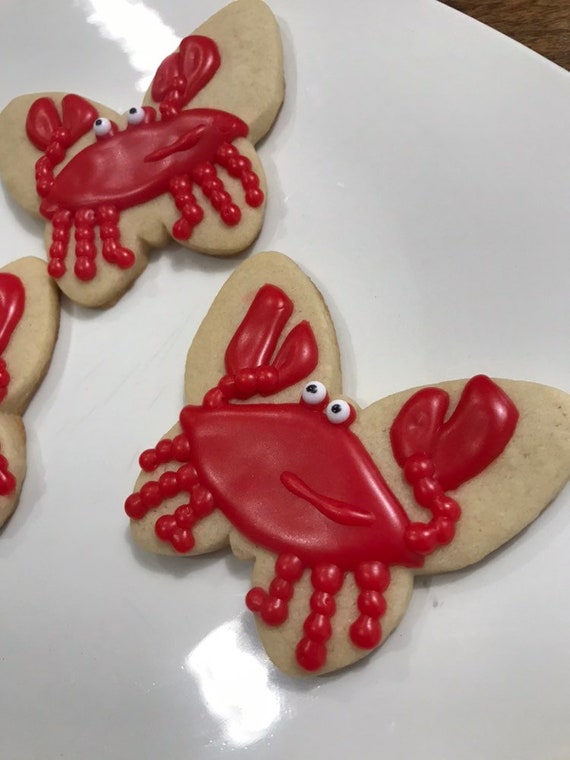 Crab Cookies - Etsy