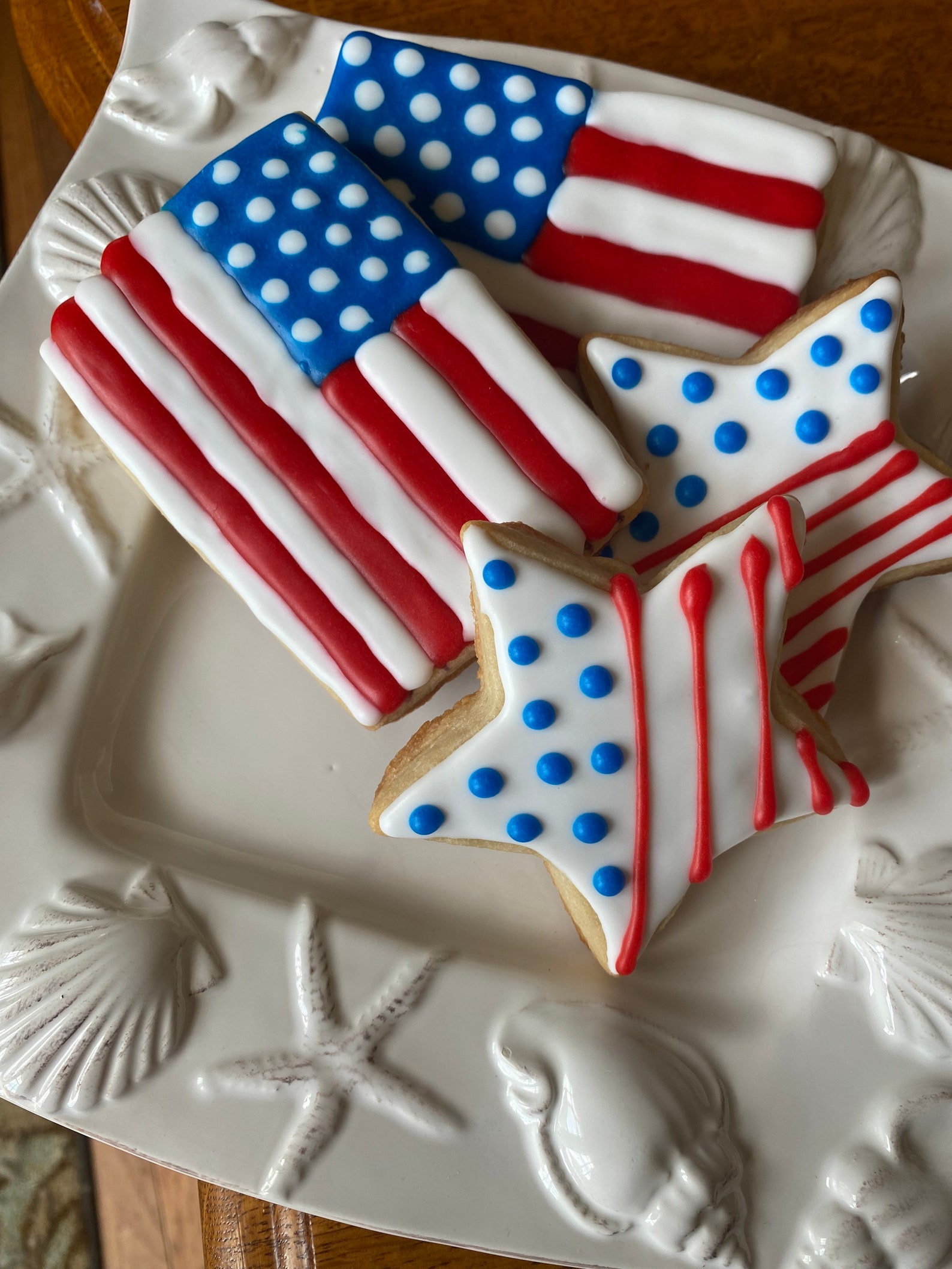 American Flag and Star Cookies - Etsy
