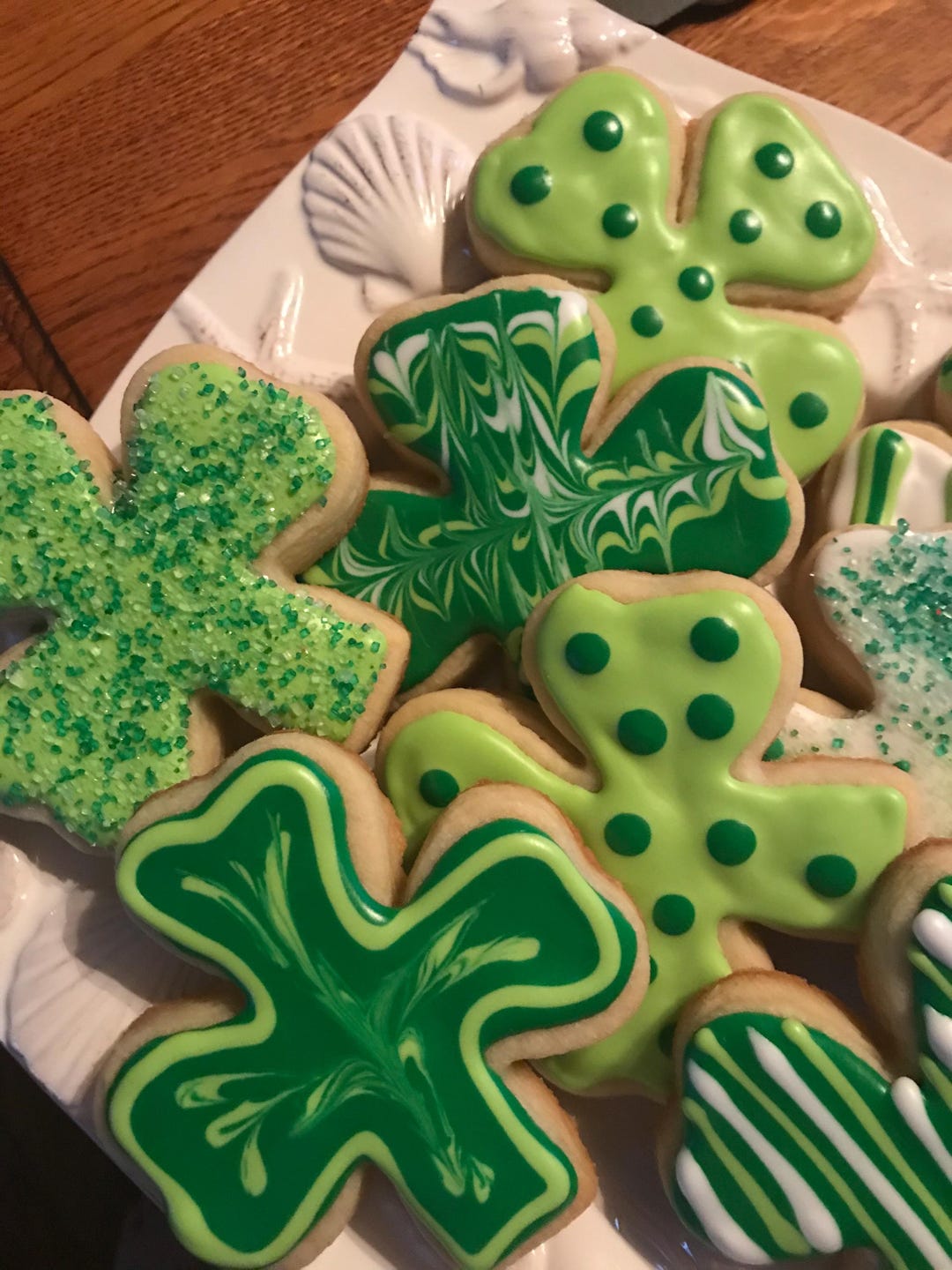 Assorted Shamrock Cookies - Etsy