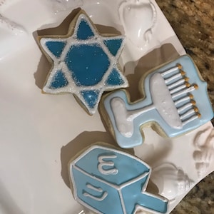 Hanukkah Cookies - Etsy