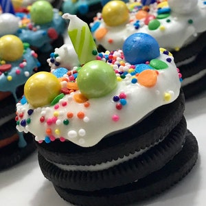 Double Stacked Cookie Birthday Cake - Etsy