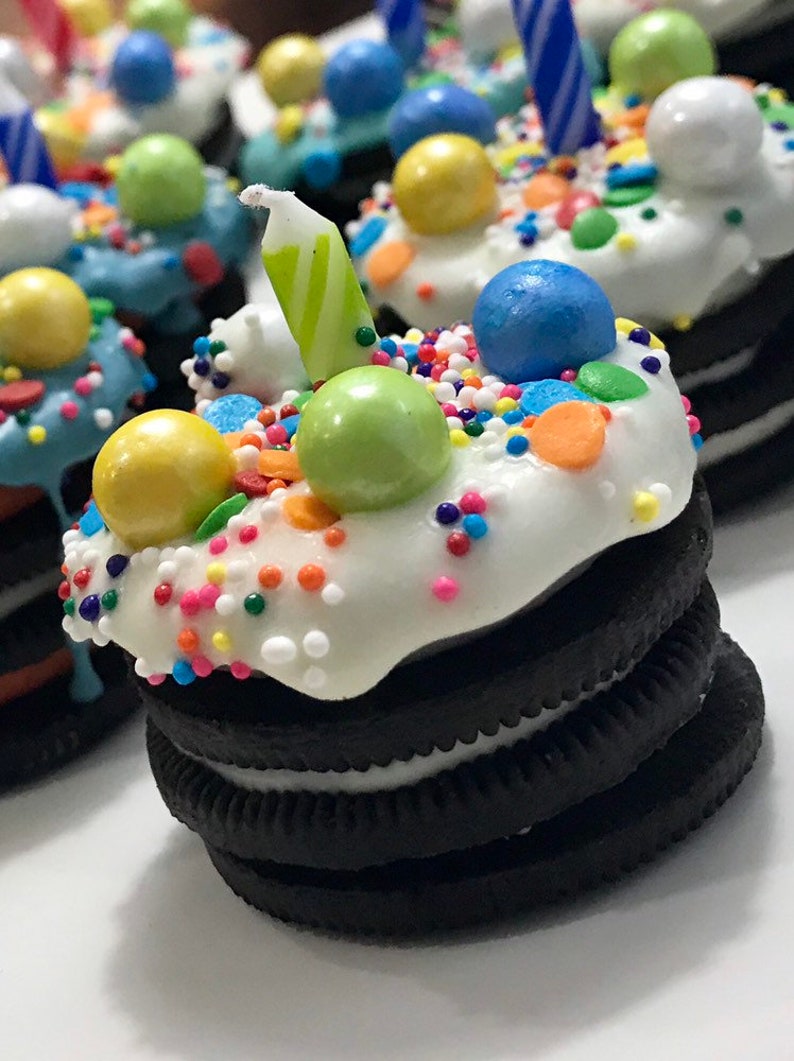 Double Stacked Cookie Birthday Cake - Etsy