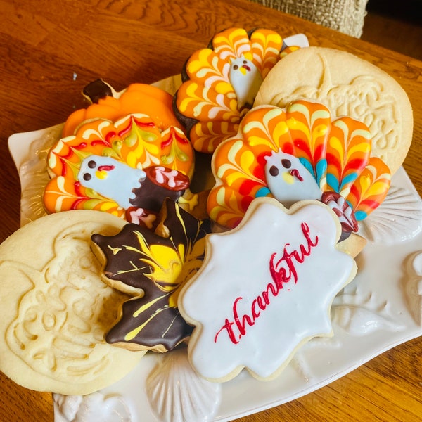 Thanksgiving Cookies - Etsy