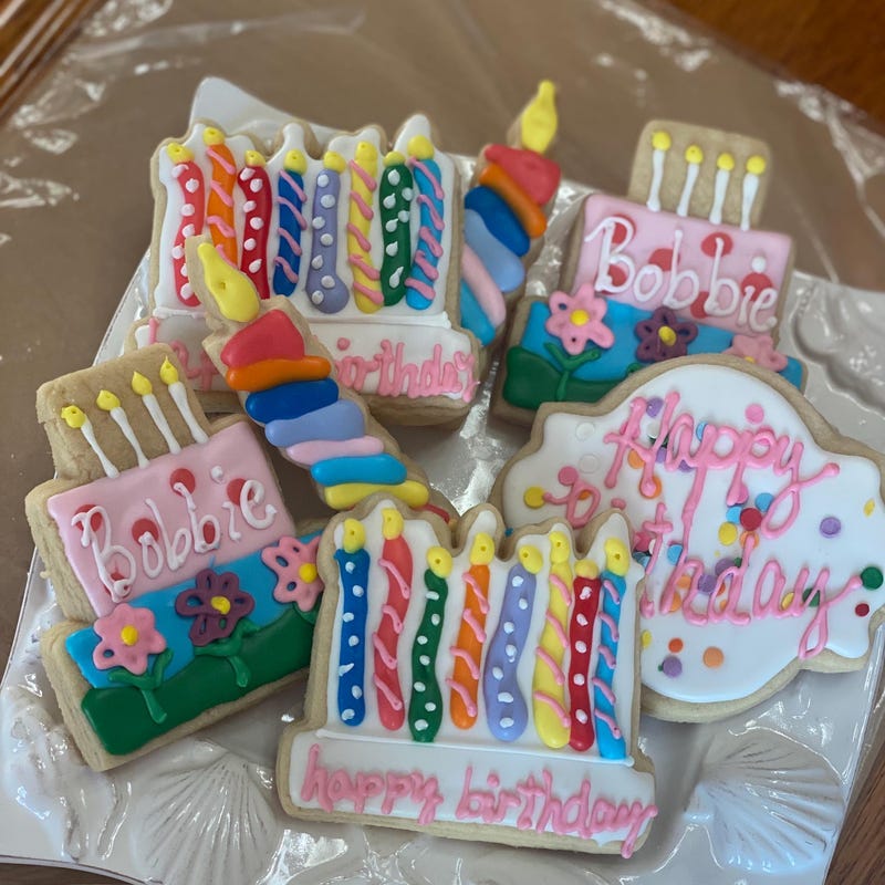 Birthday Cookies - Etsy