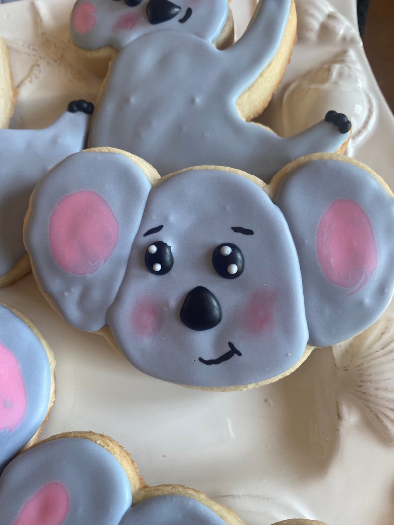 Koala Bear Cookies - Etsy