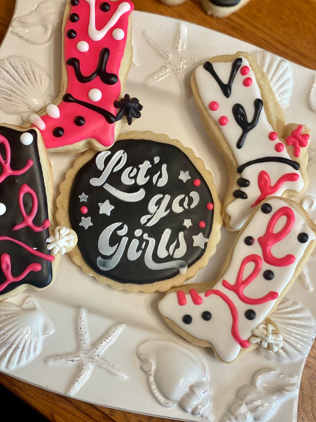 Cowgirl Boot Cookies - Etsy