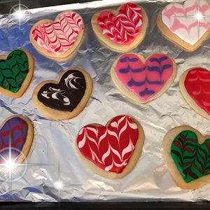 Assorted Heart cookies | Etsy