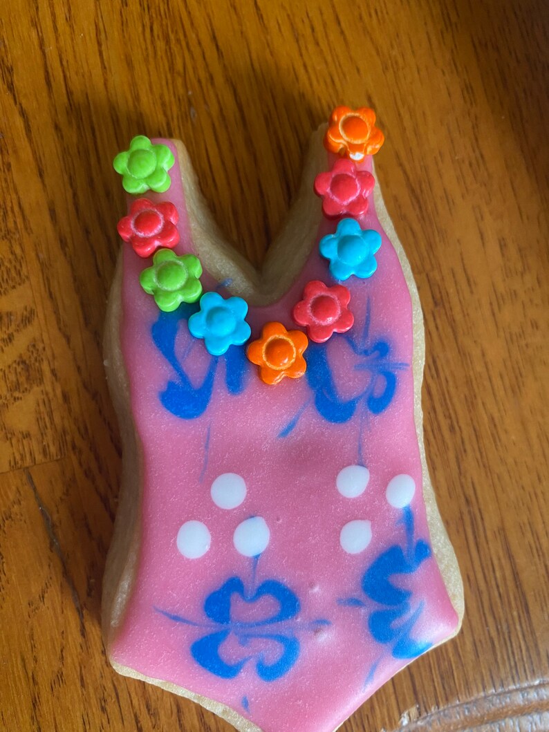 Summertime Theme Cookies. Beach Balls Palm Trees Swimsuit - Etsy