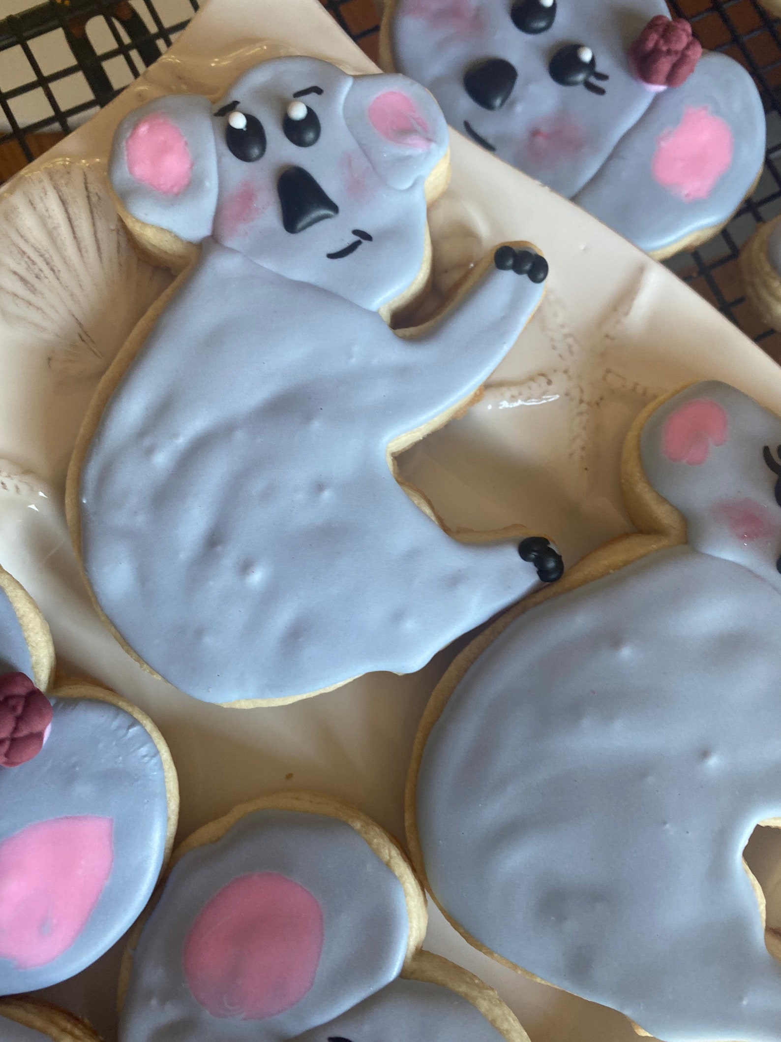 Koala Bear Cookies - Etsy