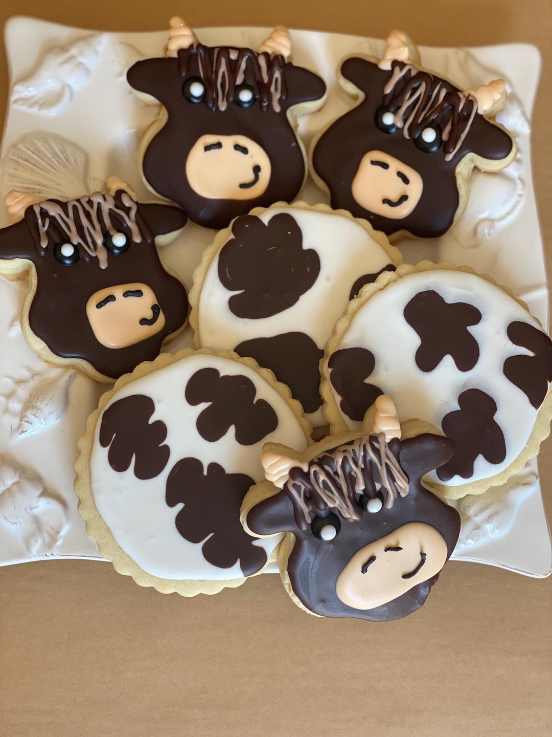 Cow Themed Cookies - Etsy