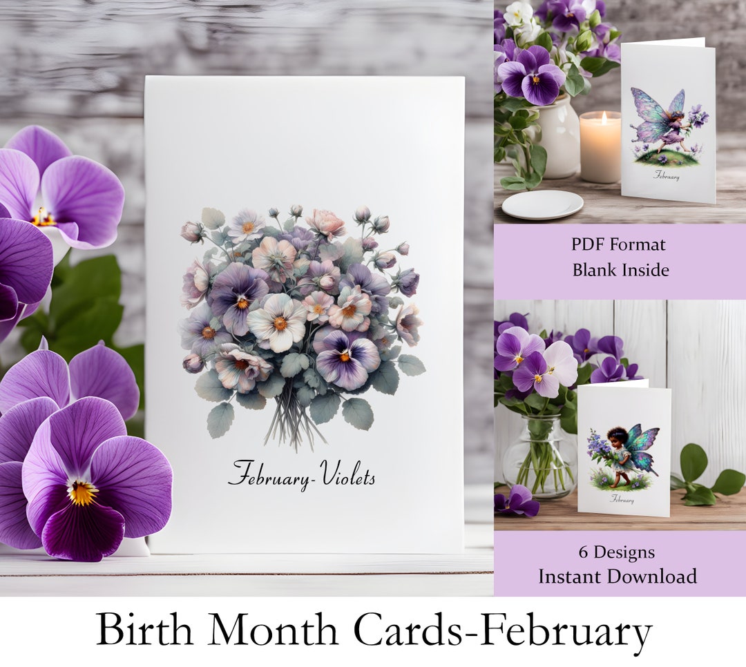 February Birth Month Cards, Greeting Cards, Birthday Cards, All ...
