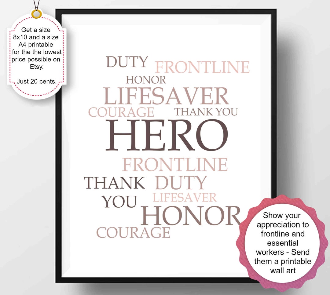 Hero, First Responder, Thank You, Appreciation, Fireman, Police, EMT ...